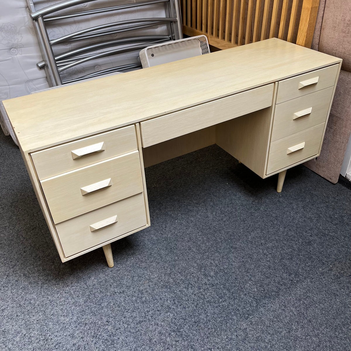Stag Upcycled 7 Drawer Dressing Table – New and Nearly