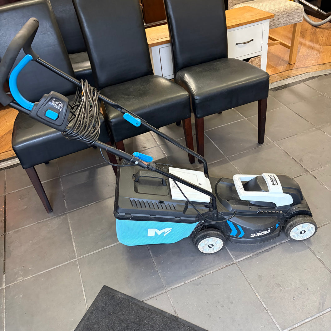 MacAllister 33cm Electric Lawn Mower – New and Nearly